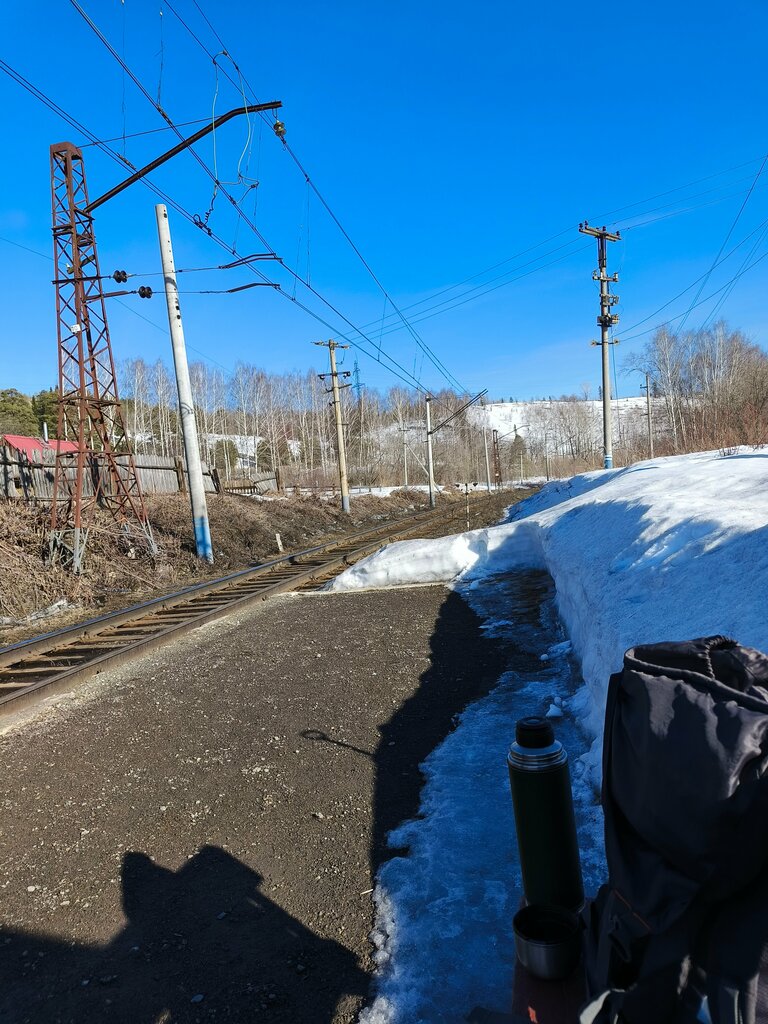 Tren istasyonu остановочный пункт 6 километр, Çusovoy, foto