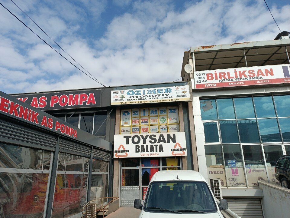 Otomobil yedek parçaları Toysan Balata, Ankara, foto