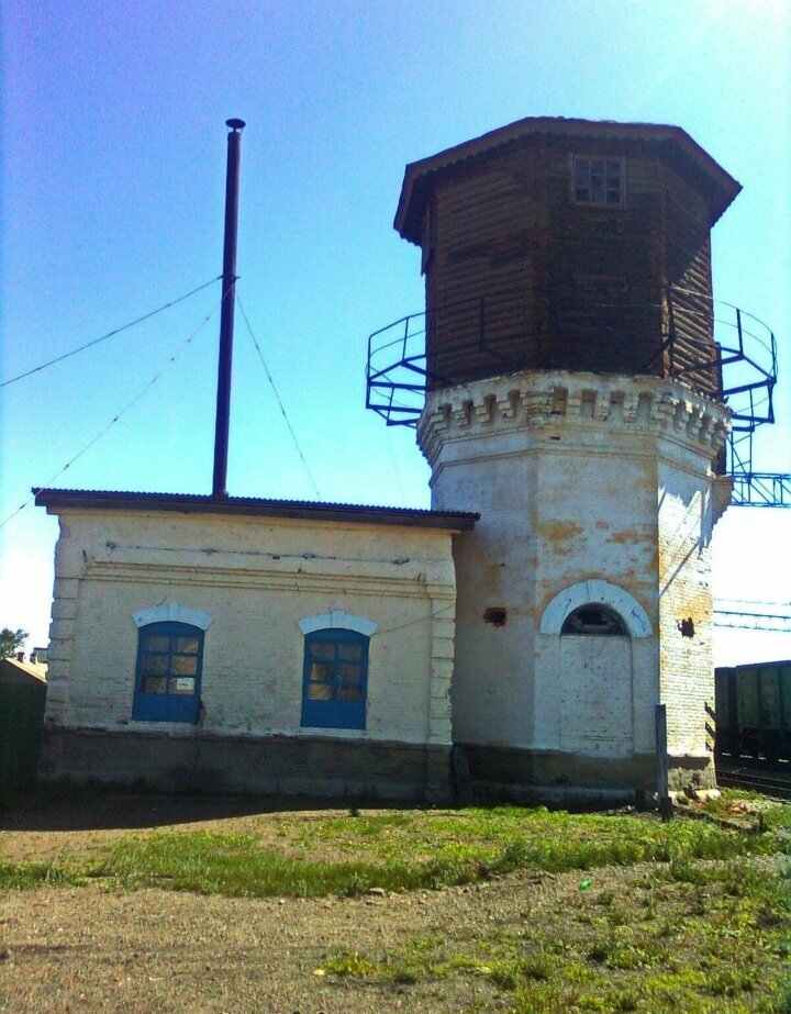 Tren istasyonu станция Даурия, Zabaykalski krayı, foto