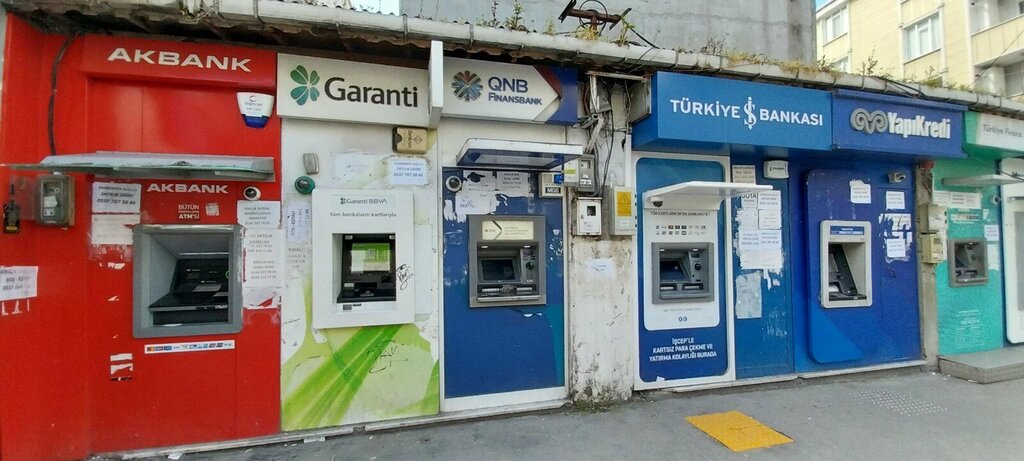 ATM'ler Qnb, İstanbul, foto
