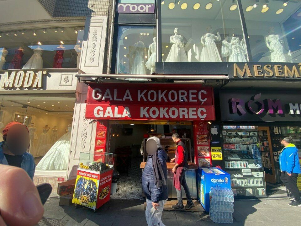 Fast food Gala Kokoreç, İstanbul, foto