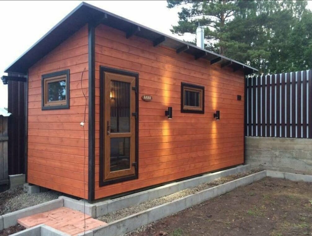 Hamam ve sauna inşaatı Sila Lesa, Omsk, foto