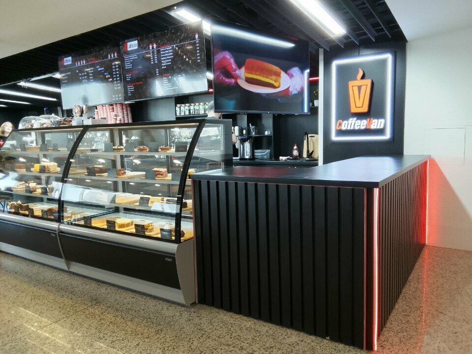 Kahve dükkanları CoffeeVan, Moskova, foto