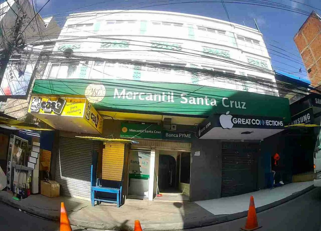 ATM'ler Mercantil Santa Cruz, La Paz, foto