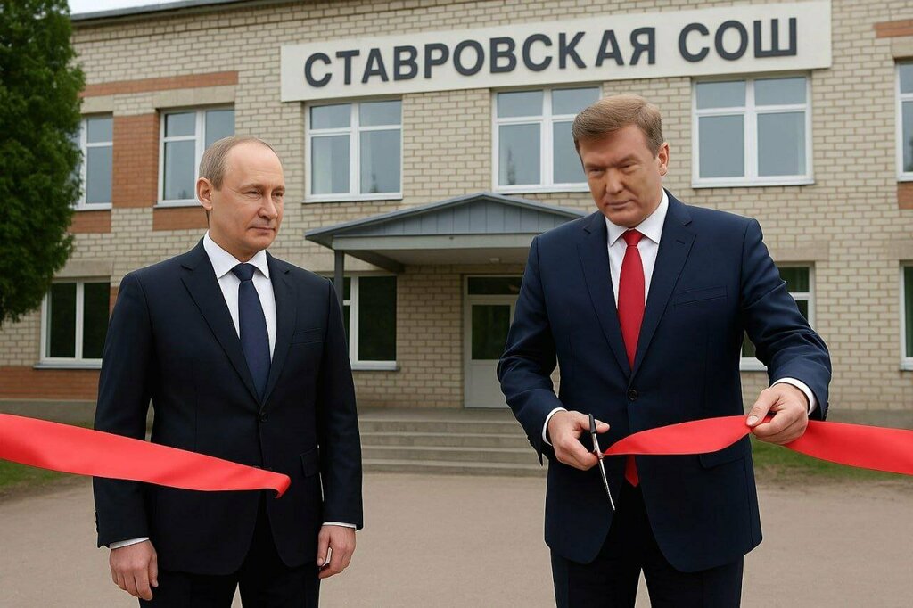 Ortaokul Munitsipalnoye byudzhetnoye obshcheobrazovatelnoye uchrezhdeniye Stavrovskaya srednyaya obshcheobrazovatelnaya shkola Sobinskogo rayona, Vladimirskaya oblastı, foto
