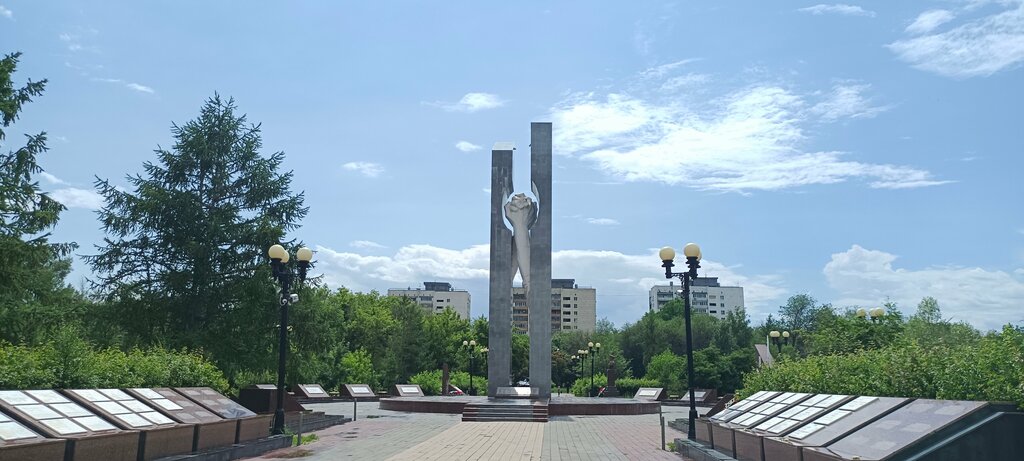 Anıt, heykel Воинам-интернационалистам, Orenburg, foto