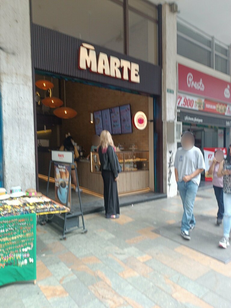 Kahve dükkanları Marte Pizza Café Plaza de Bolívar, Bogota, foto
