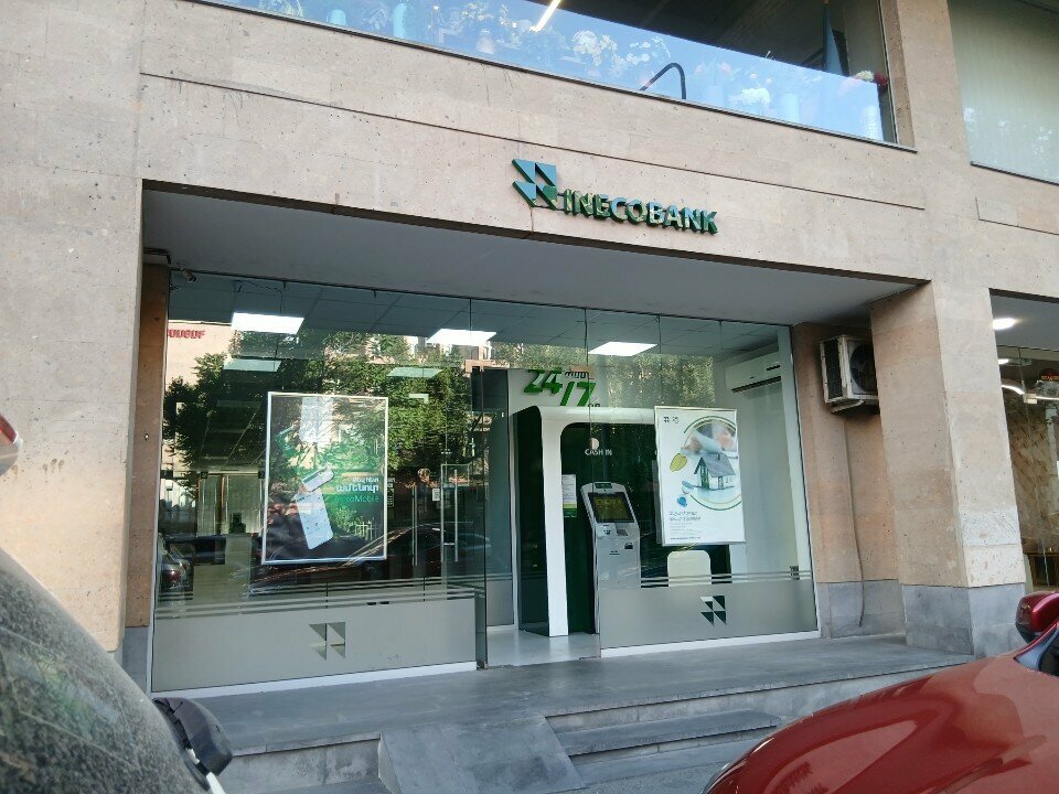 ATM'ler Inecobank ATM, Erivan, foto