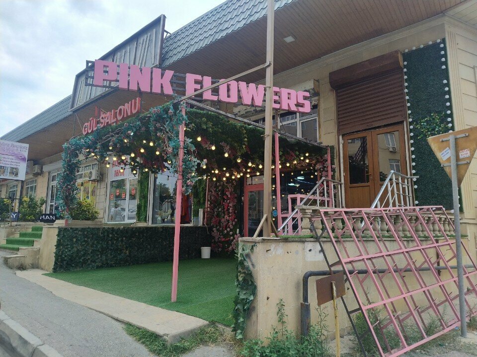Çiçekçiler Pink Flowers, Bakü, foto
