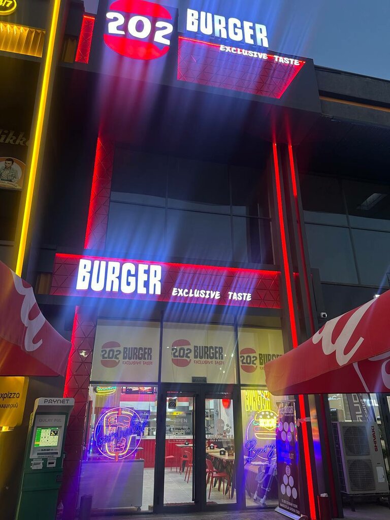 Fast food 202Burger, Taşkent, foto