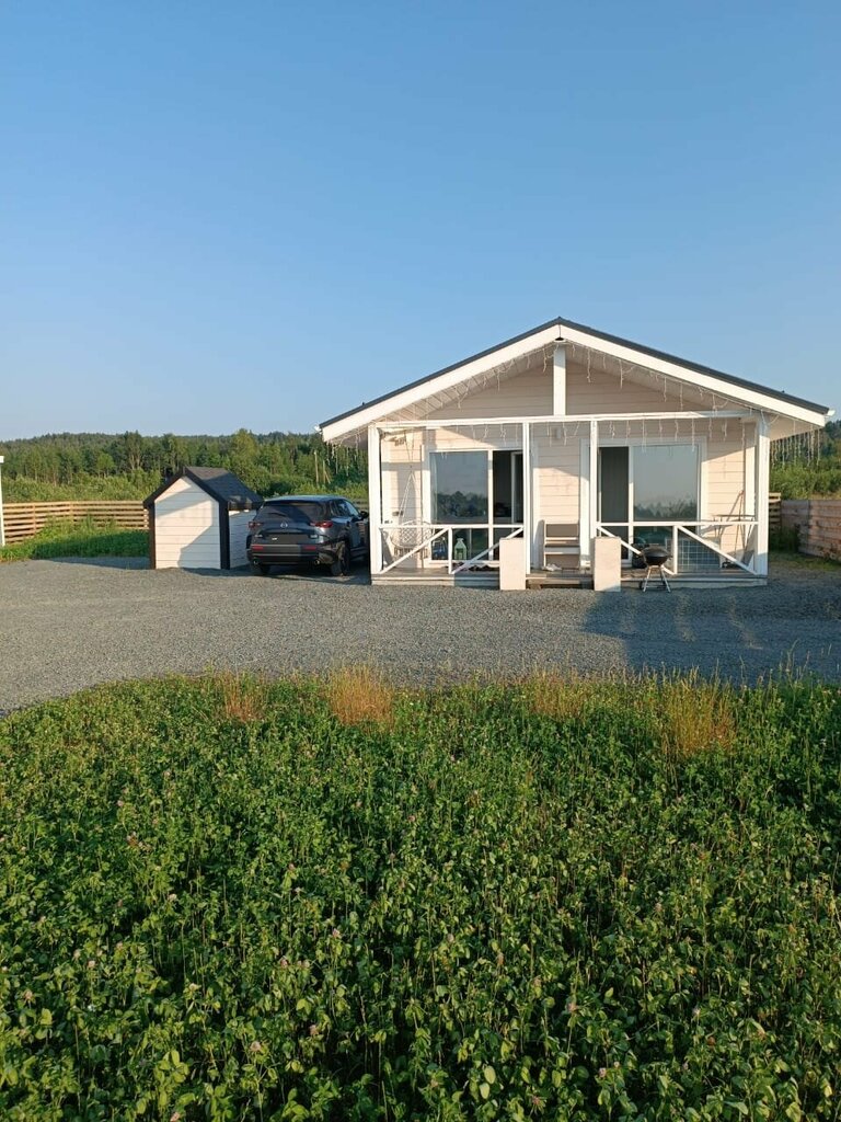 Resort oteller, tesisler Дом на берегу озера, Karelya, foto