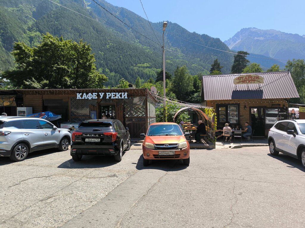 Kafe Кафе у реки, Teberda, foto