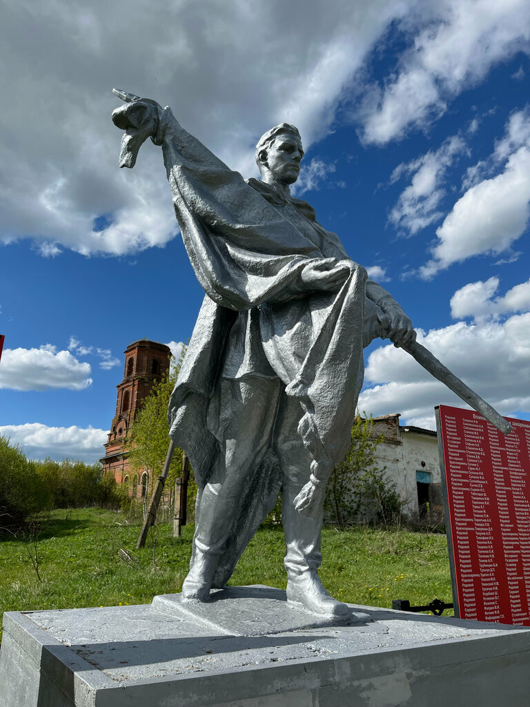 Anıt, heykel Братская могила № 1 в селе Манаенки, Tulskaya oblastı, foto