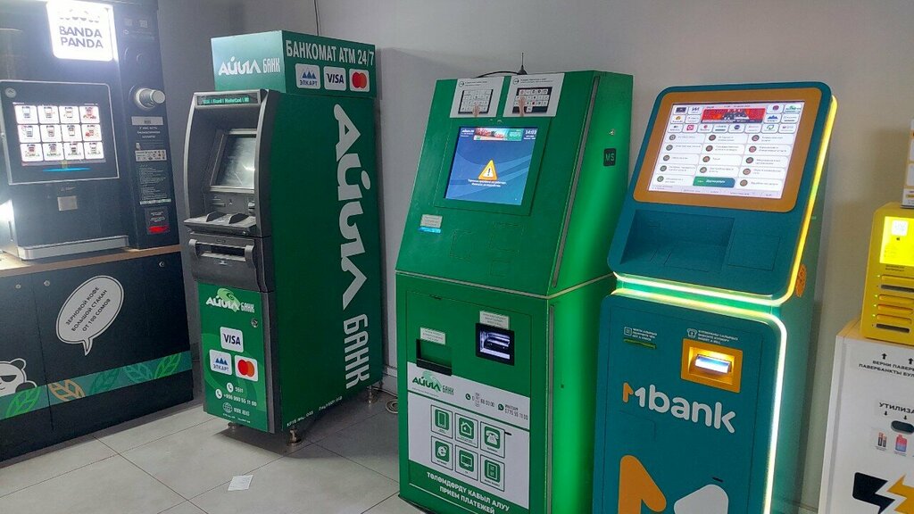 Ödeme terminali Aiyl Bank, Bişkek, foto