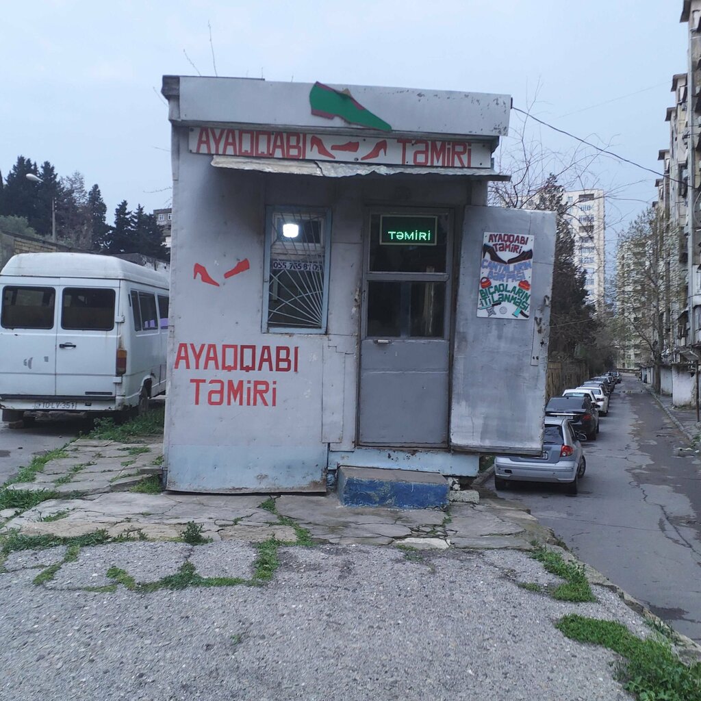 Ayakkabı tamiri Ayaqqabi temiri, Bakü, foto