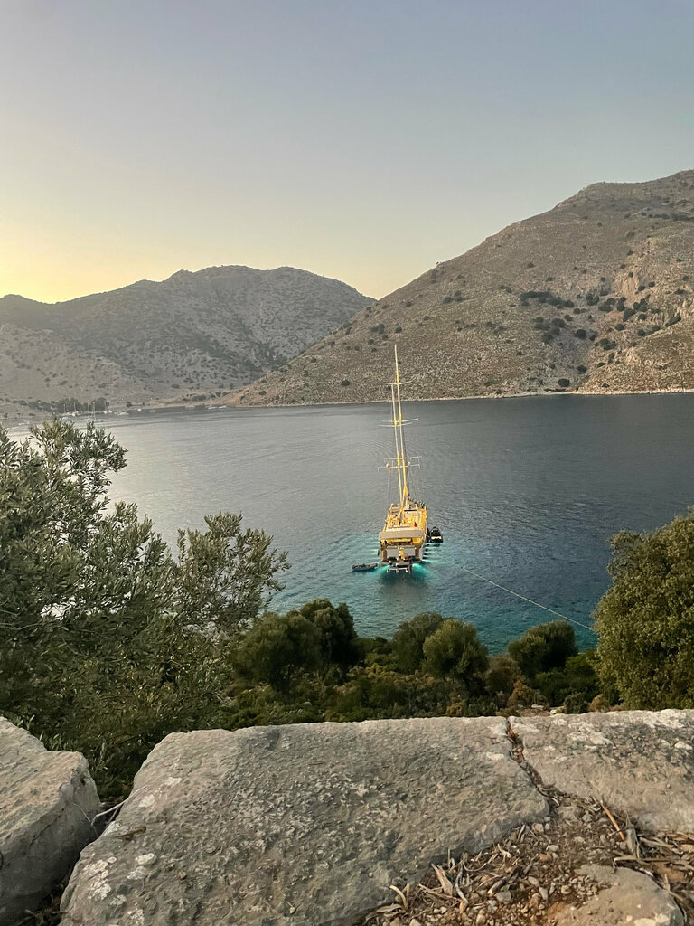 Turistik yerler Loryma Antik Kenti, Marmaris, foto