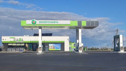 Benzin istasyonu Belorusneft, Minskaya oblastı, foto