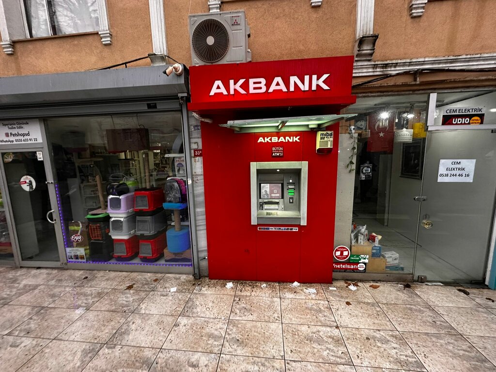 ATM'ler Akbank ATM, İstanbul, foto