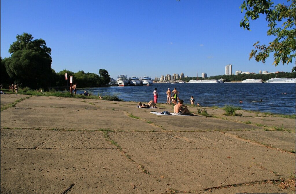 Turistik yerler Туполевский гидроспуск, Moskova, foto