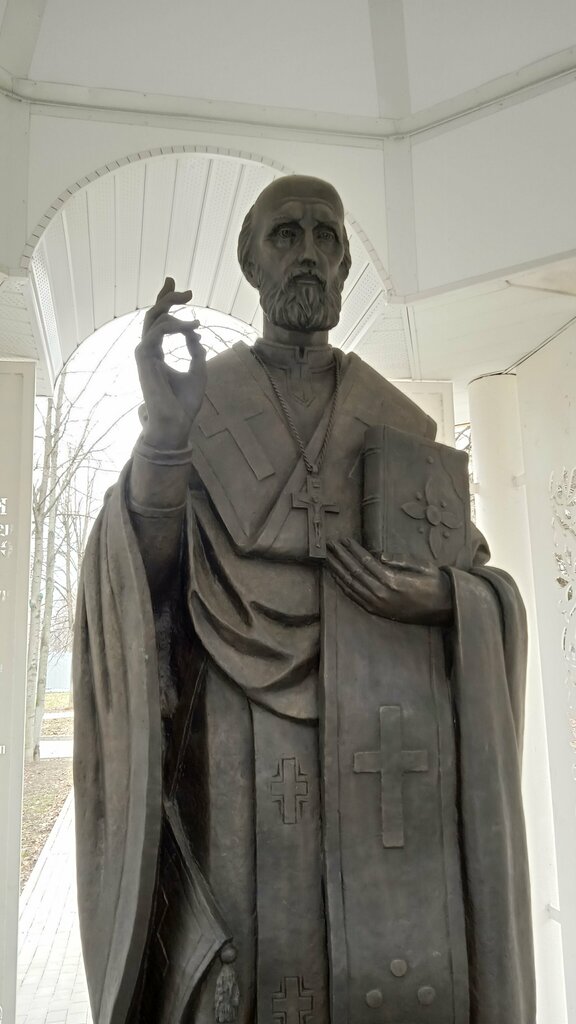 Anıt, heykel Часовня-ротонда со скульптурой Святой Николай Чудотворец, Kursk, foto
