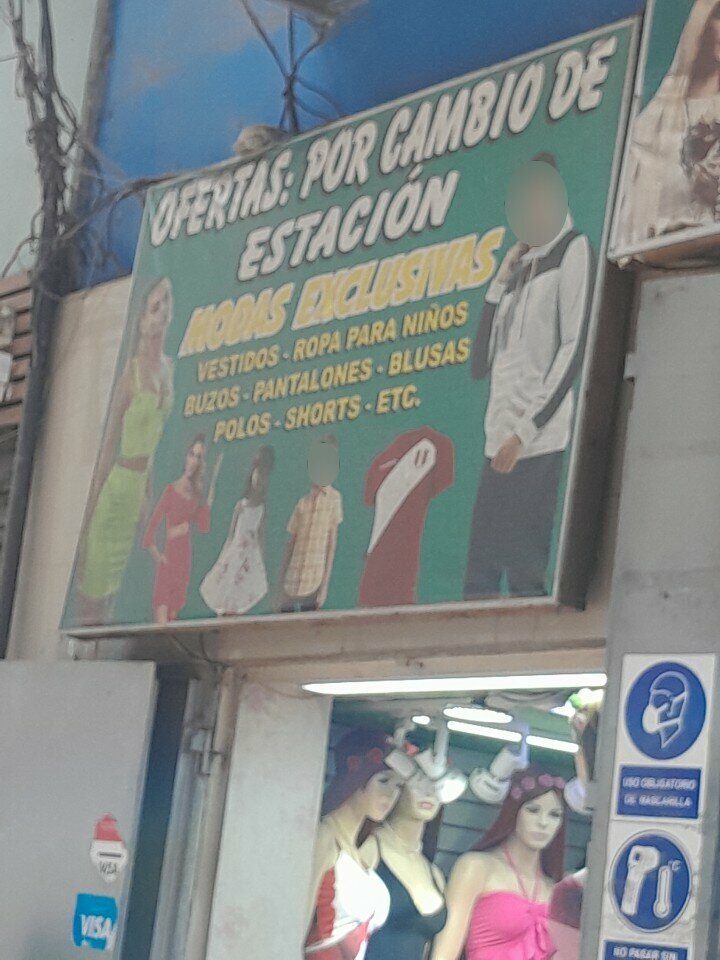 Giyim mağazası Exclusive Fashions, Lima, foto