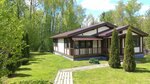 Домик с панорамными окнами (No:72А, kottedzhny posyolok Velegozh-Park Prestizh), konuk evi  Tulskaya oblastından