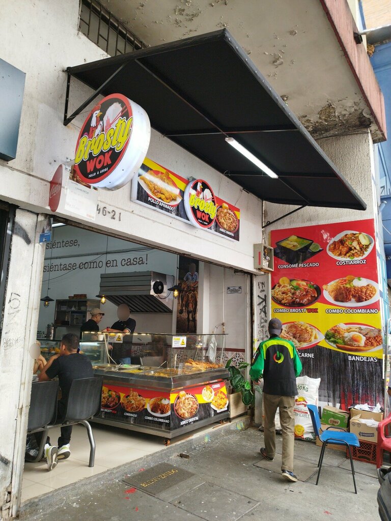 Kafe Brosty wok, Medellin, foto