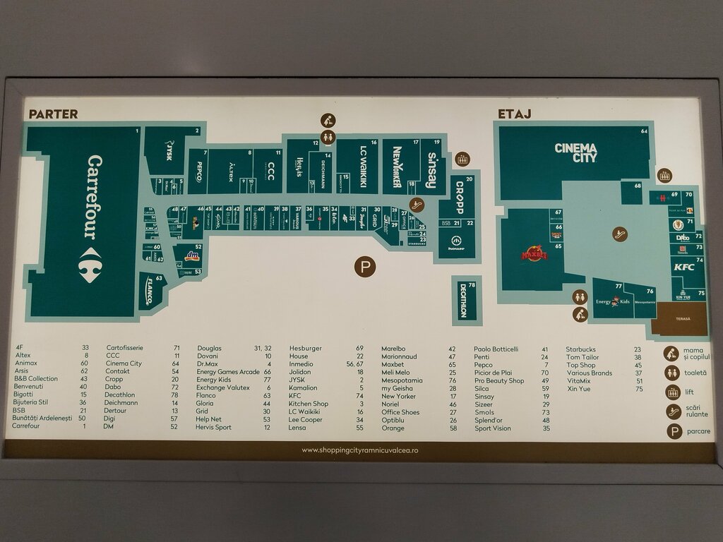 Alışveriş merkezleri Shopping City Râmnicu Vâlcea, Valcea, foto