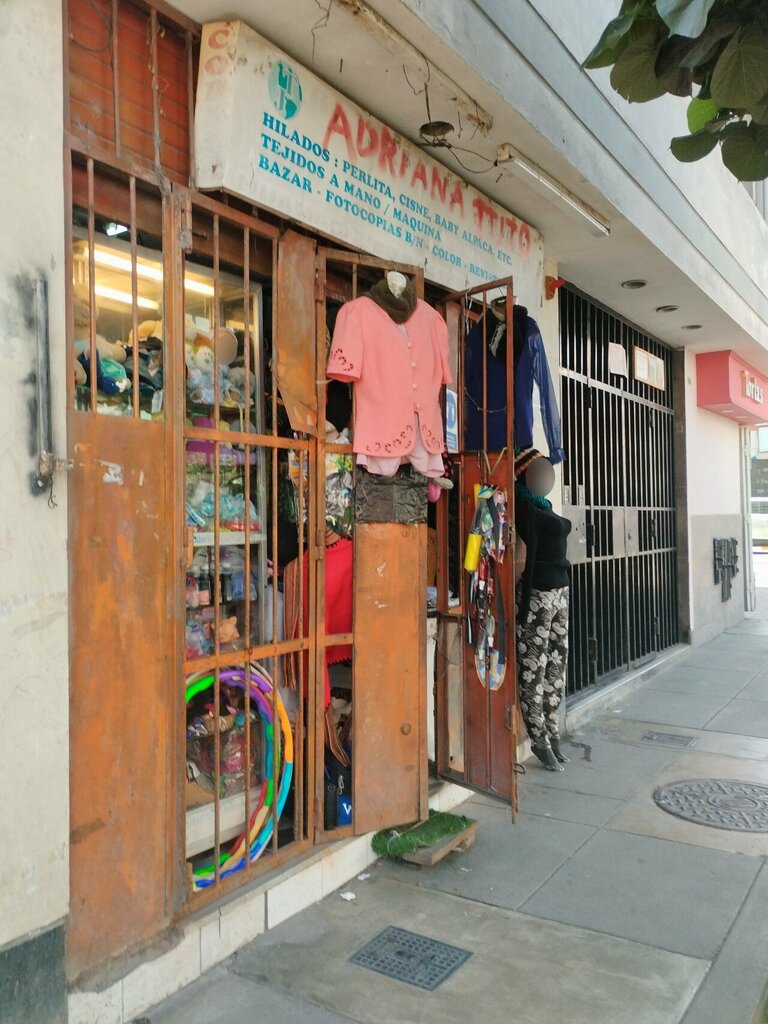 Giyim mağazası Adriana Ttito, Lima, foto