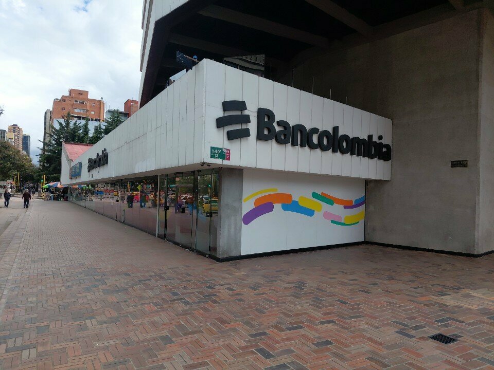ATM'ler Cajeros automáticos Bancolombia, Bogota, foto