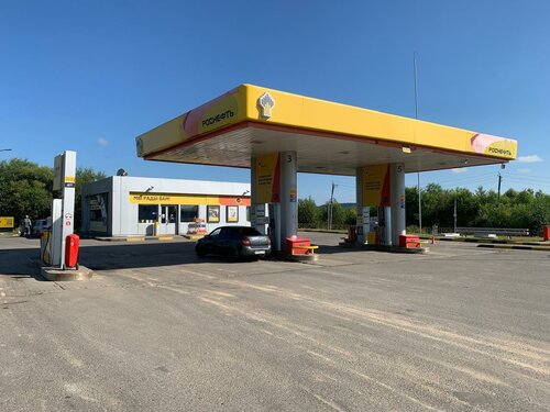 Benzin istasyonu Rosneft, Arhangelskaya oblastı, foto