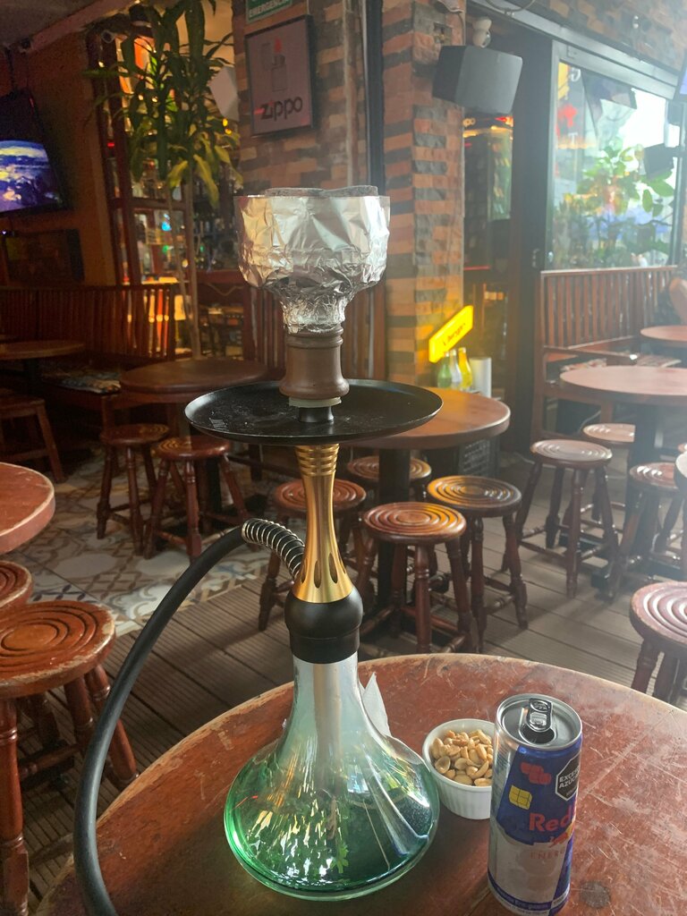 Nargile kafeler San Libardo, Bogota, foto