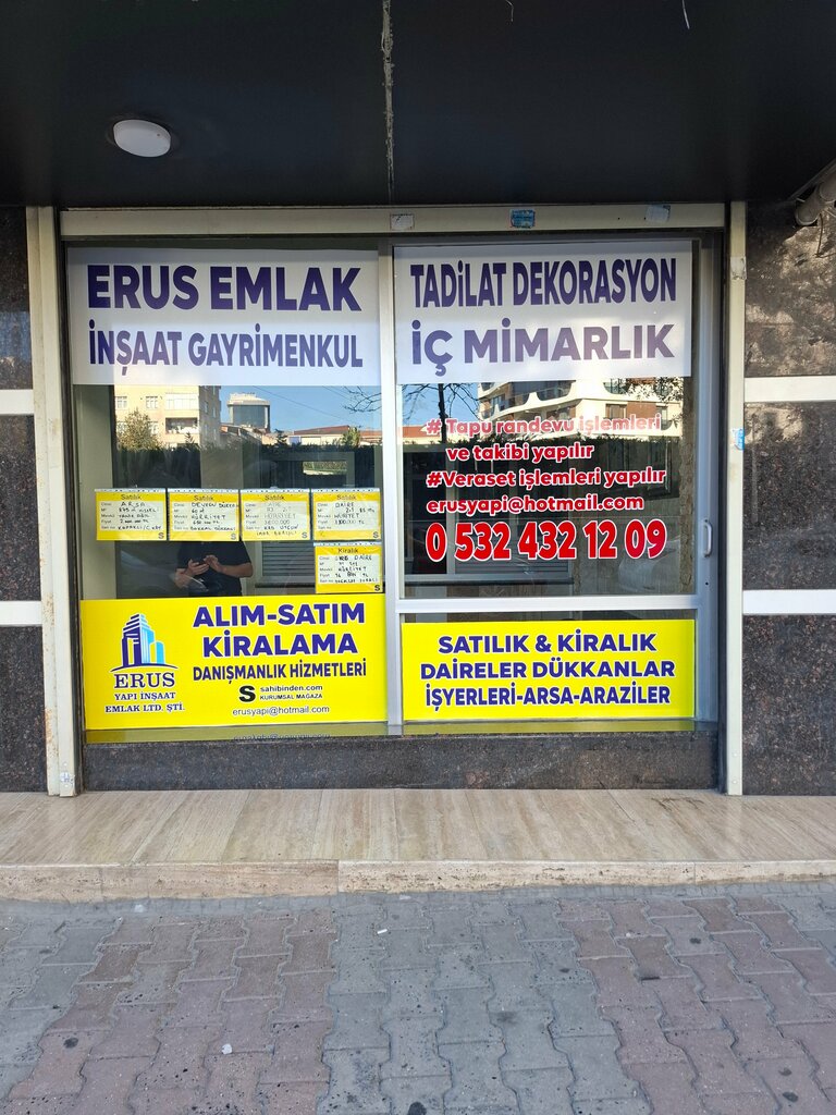 Emlak ofisi Erus Emlak İnşaat Tadilat Dekarasyon İç Mimarlık, İstanbul, foto