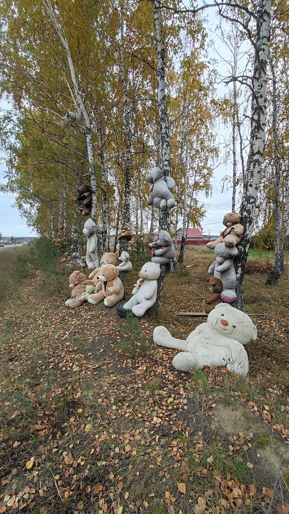 Park, sokak heykeli Медвежий угол, Sverdlovskaya oblastı, foto