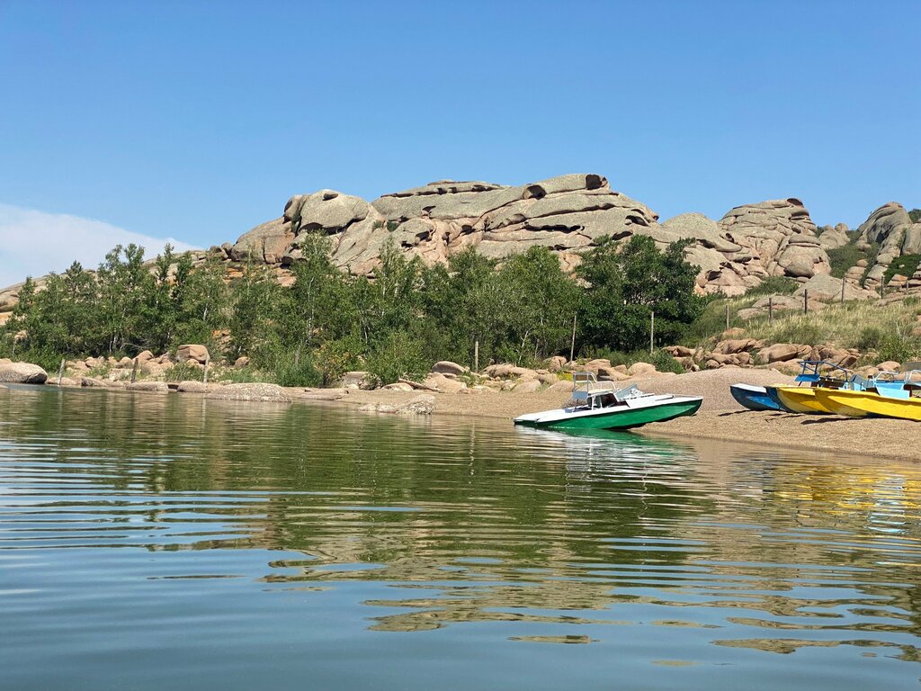 Resort oteller, tesisler Tau Samaly, Pavlodar eyaleti, foto