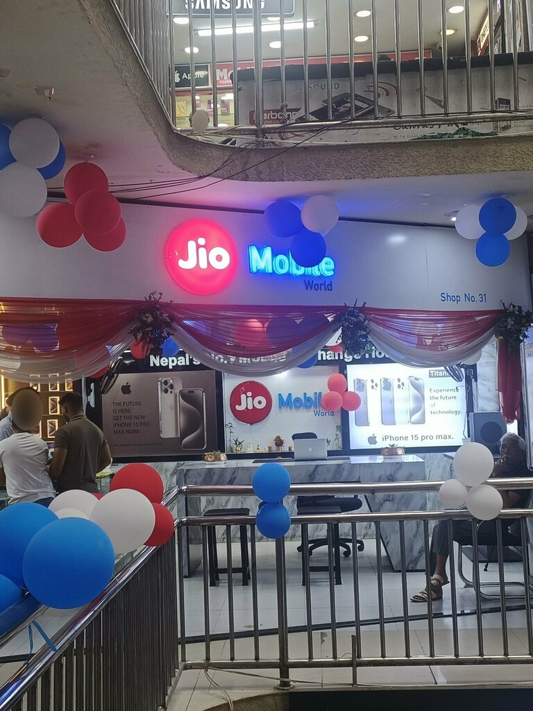 Elektronik eşya mağazaları Jio Mobiles, Katmandu, foto