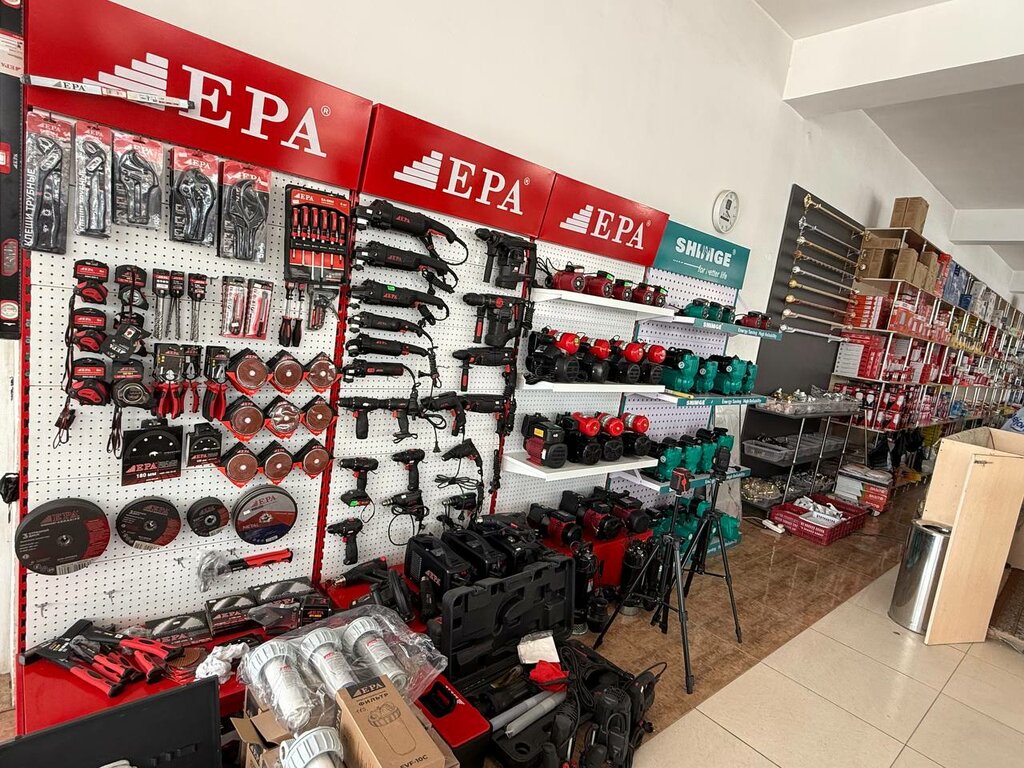 Yapı mağazası Darxon Mega Stroy, Taşkent eyaleti, foto