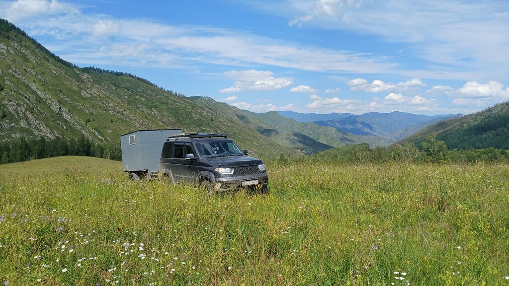 Dağ geçidi Ороктойский перевал, Altay Cumhuriyeti, foto