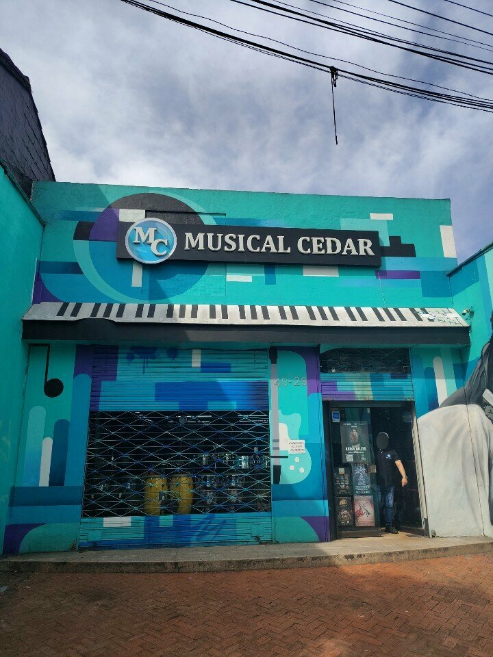 Enstrüman mağazaları Musical Cedar, Medellin, foto