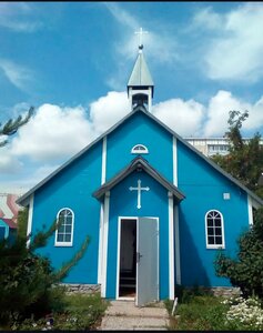 Katolik kiliseleri Roman Catholic Parish of the Sacred Heart of Jesus, Lisakovsk, foto