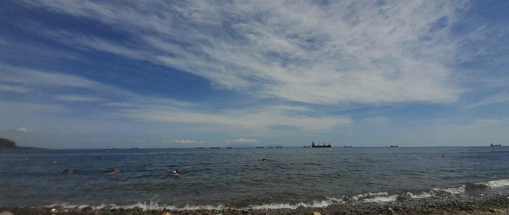 Plaj Пляж бухты Соболь, Vladivostok, foto