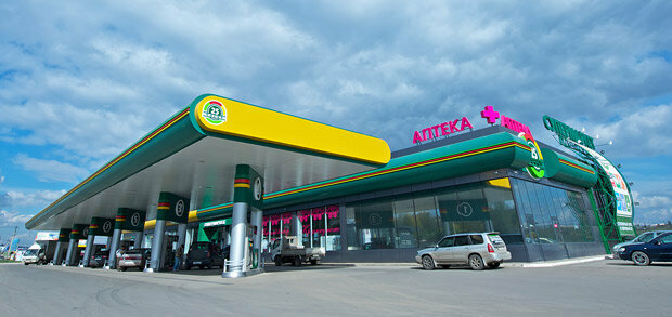 Benzin istasyonu 25 Часов, Krasnoyarsk, foto