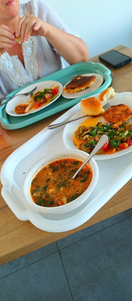 Kantin, yemekhane СССР, Gagra Bölgesi, foto