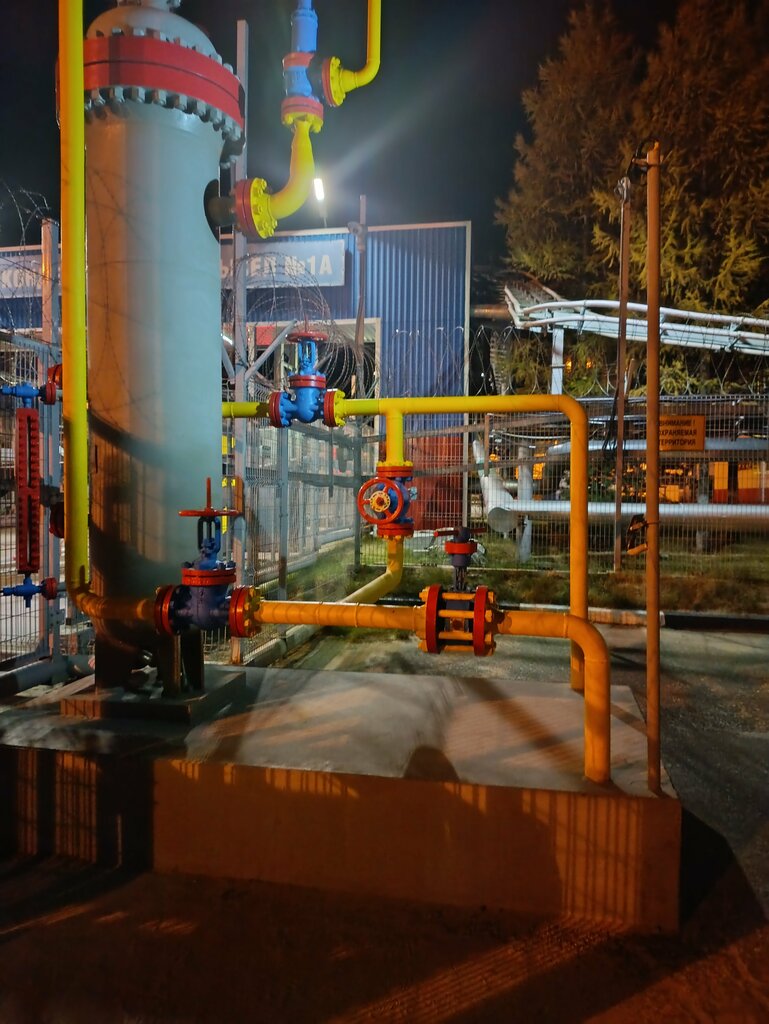 Madencilik işletmeleri Газоконденсатный промысел № 1А Уренгойского месторождения, Yamal‑Nenets Özerk Bölgesi, foto