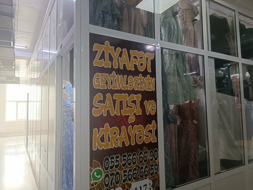 Giyim mağazası Ziyafət geyimlərin satışı və kirayəsi, Bakü, foto