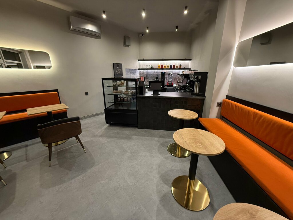 Kahve dükkanları Memo coffee bar, Kaspiysk, foto