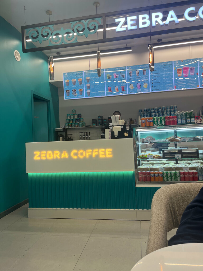Kahve dükkanları Zebra Coffee, Bakü, foto