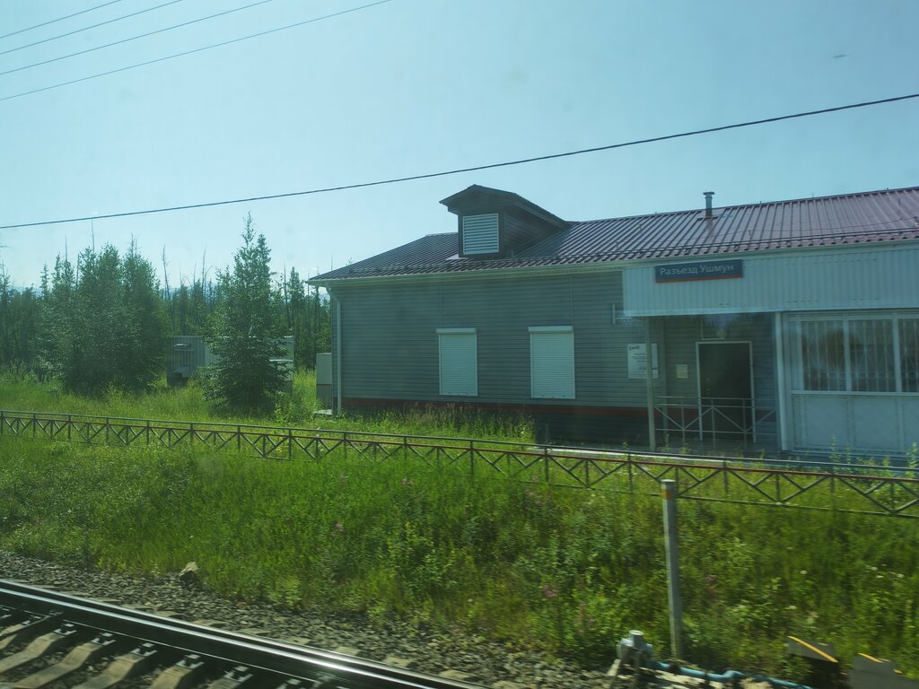 Yük istasyonu разъезд Ушмун, Buriatya, foto