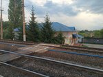 Railway station (Lipetsk Region, Yeletskiy rayon, Sokolskiy selsovet, razyezd 215 kilometr), tren garları  Lipetskaya oblastından