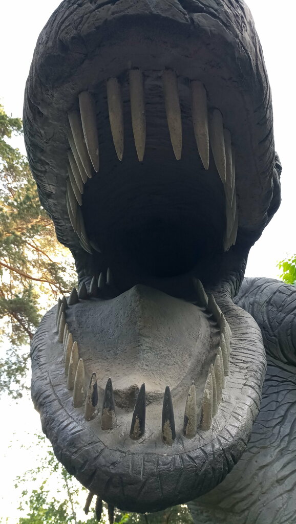 Park, sokak heykeli Скульптурная композиция Динозавры, Novosibirsk, foto